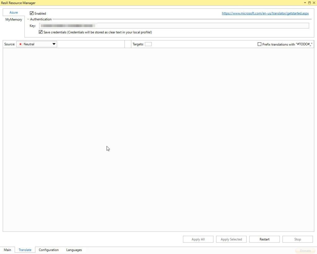 ResXManagerを使ってみた | blog